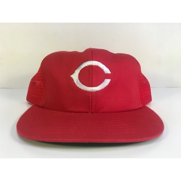 Annco | Accessories | Vtg Annco Cincinnati Reds Plain Logo Mesh Trucker ...
